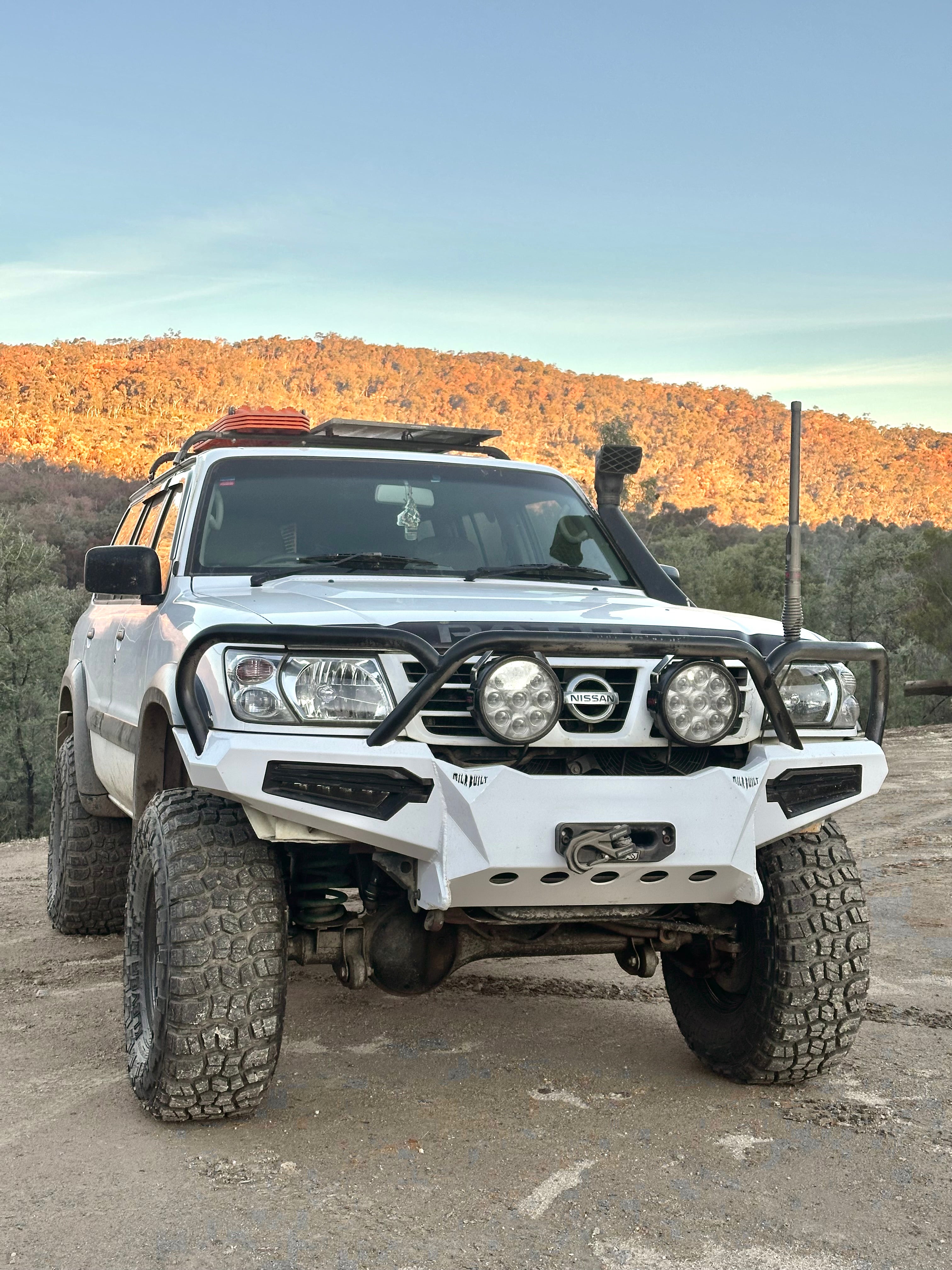 GU PATROL SERIES 1-3 BULLBAR – Milr Built